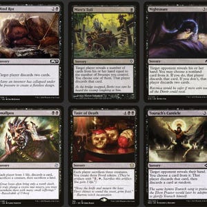 Tergrid, God of Fright MTG EDH Commander Deck Mono Black Hate 0716 - Etsy