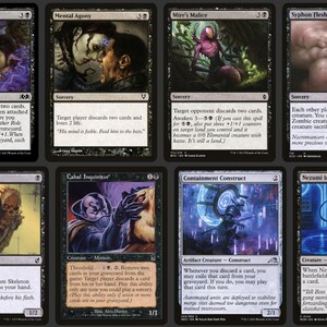 Tergrid, God of Fright MTG EDH Commander Deck Mono Black Hate 0716 - Etsy