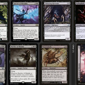 Tergrid, God of Fright MTG EDH Commander Deck Mono Black Hate 0716 - Etsy