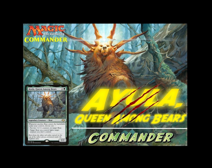 Ayula, Queen Among Bears MTG EDH Commander Deck, Tribal Bears! - Etsy