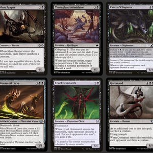 Tergrid, God of Fright MTG EDH Commander Deck - Mono Black Hate! - Etsy
