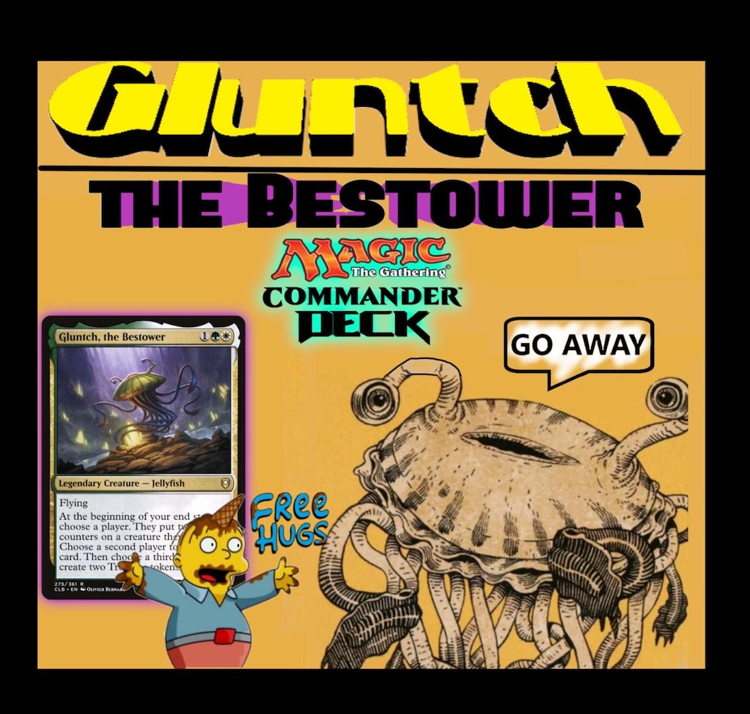 Gluntch, the Bestower EDH Commander Deck, Goup HUG Deck! - Etsy