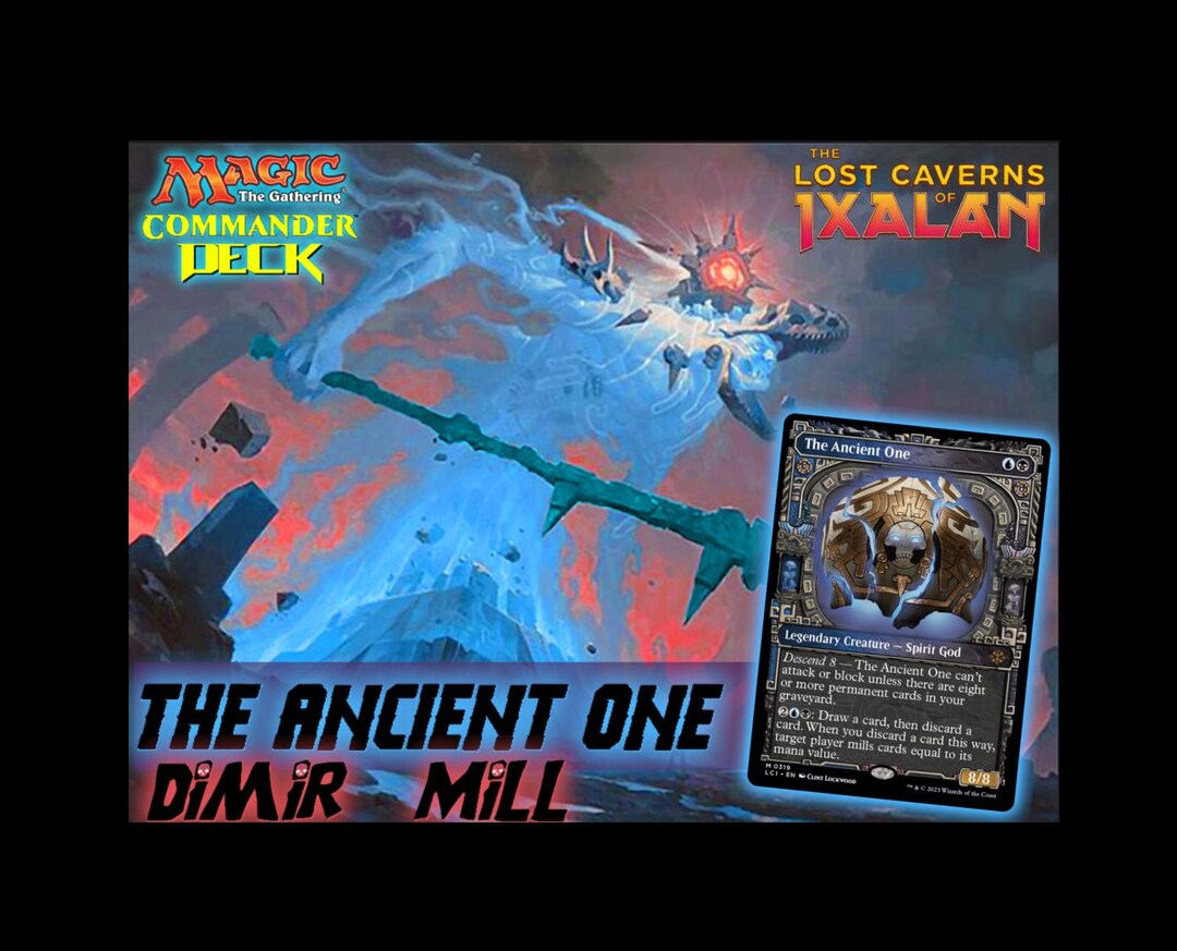The Ancient One MTG EDH Commander Deck Dimir Mill - Etsy