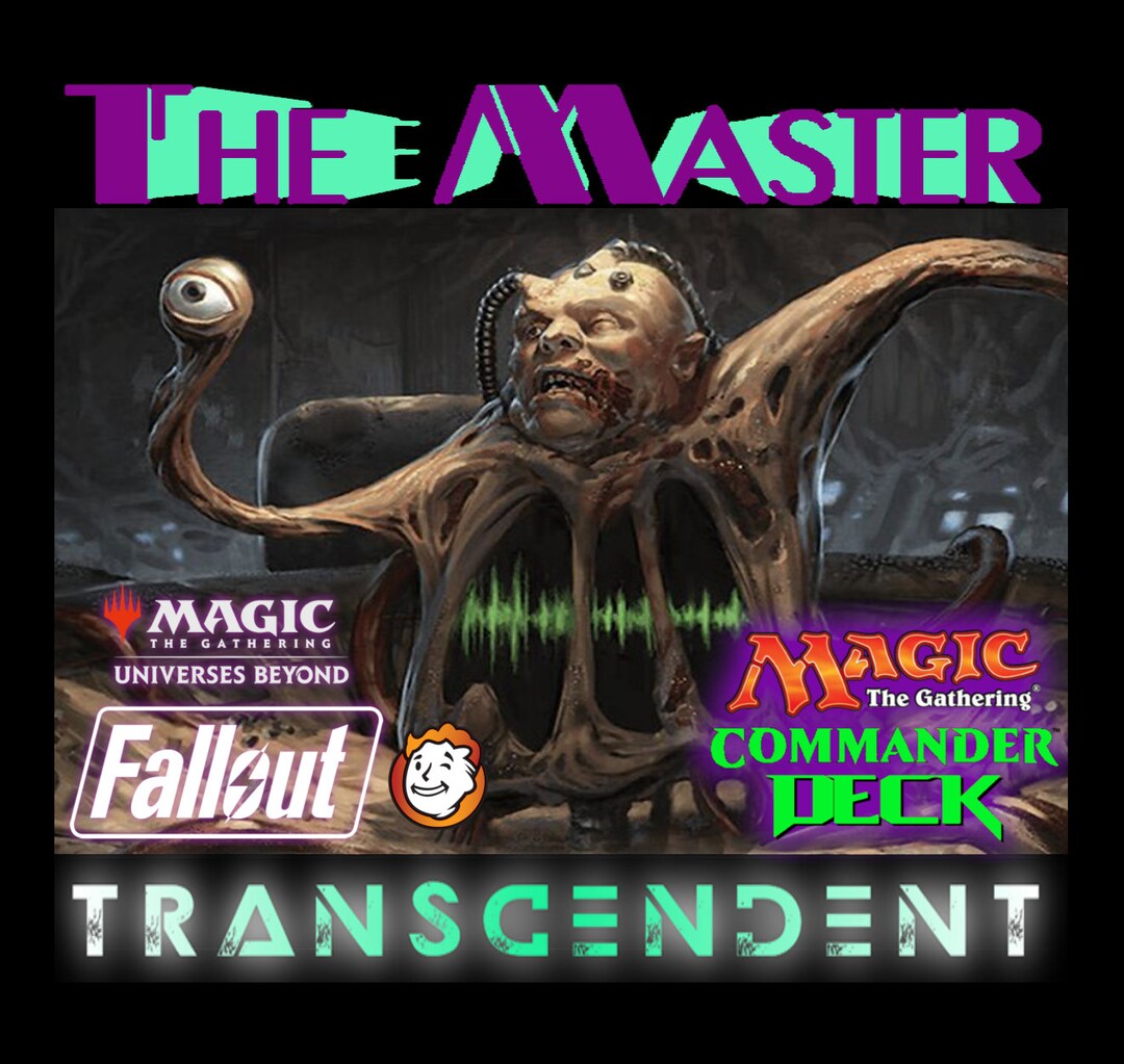 The Master, Transcendent MTG EDH Commander Deck! Sultai Radiation - Etsy