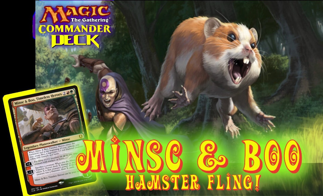 Minsc & Boo, Timeless Heroes MTG EDH Commander Deck, Hamster Fling! - Etsy