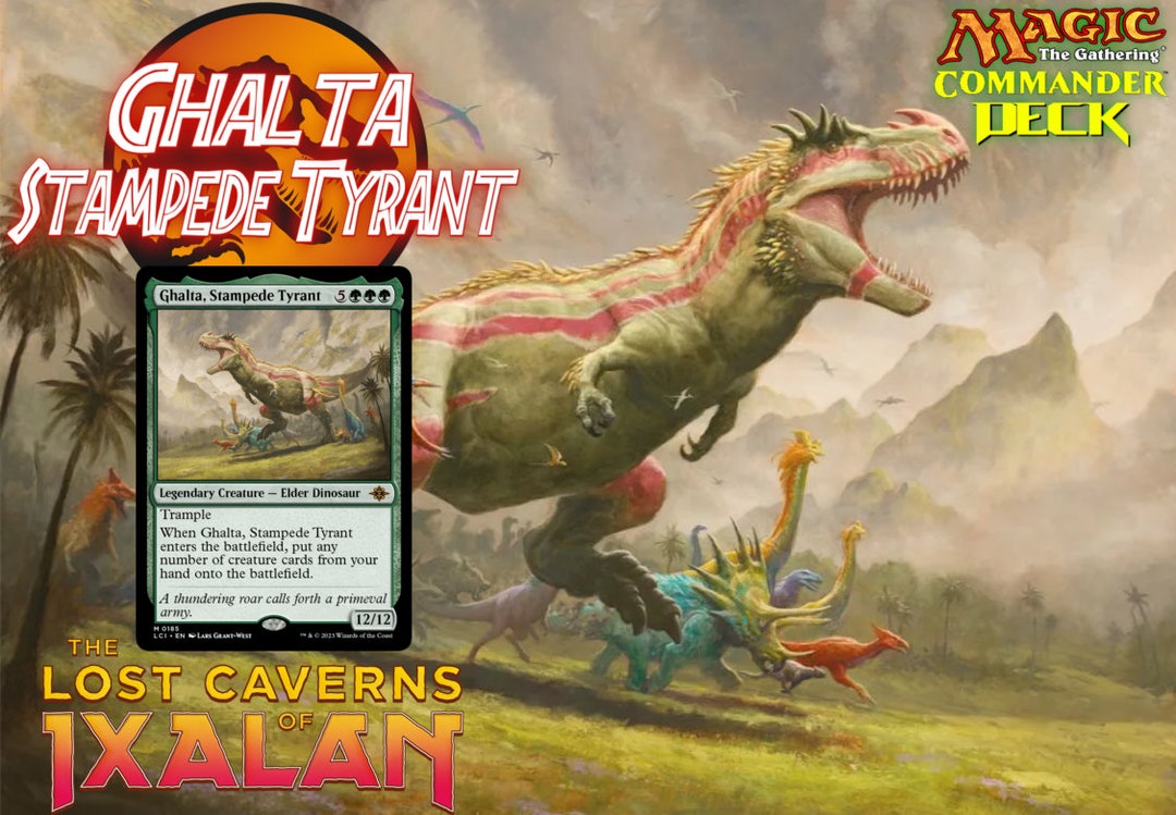 Ghalta, Stampede Tyrant MTG EDH Commander Deck, Mono Green Monsters! - Etsy