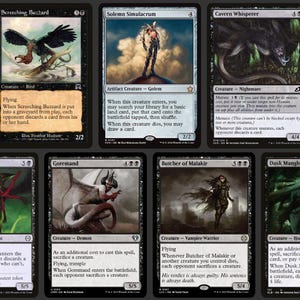 Tergrid, God of Fright MTG EDH Commander Deck - Mono Black Hate! - Etsy