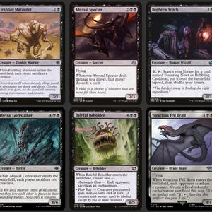 Tergrid, God of Fright MTG EDH Commander Deck Mono Black Hate 0716 - Etsy