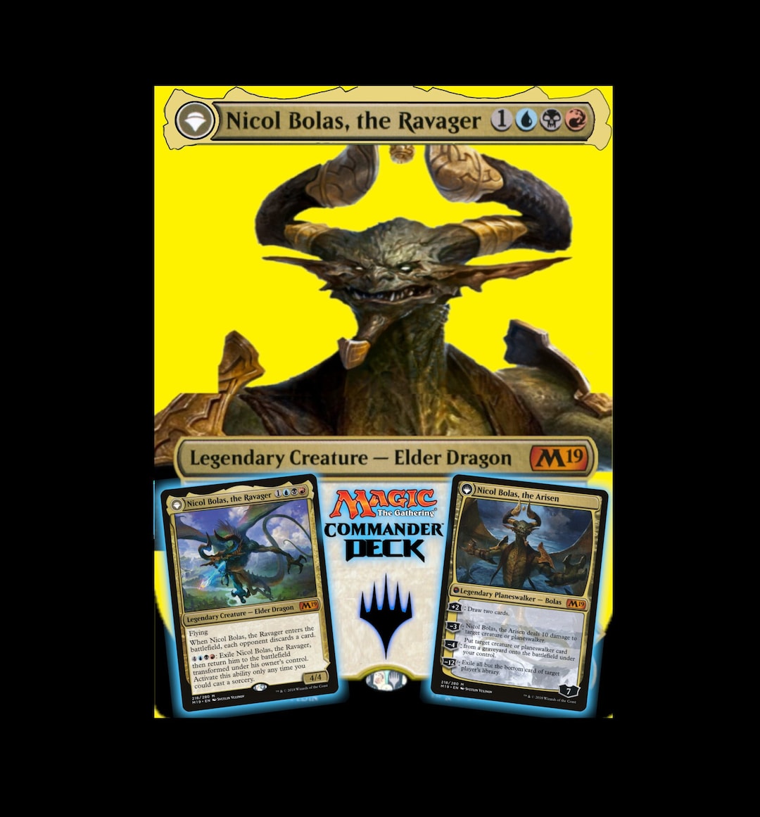 Nicol Bolas, the Ravager MTG EDH Commander Deck, the Godfather Himself ...