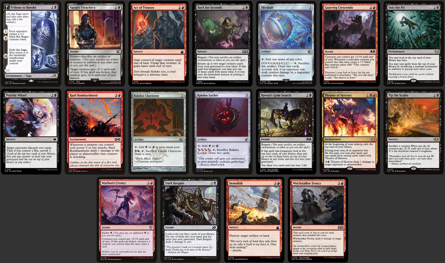 Totentanz, Swarm Piper MTG EDH Custom Commander Deck, Rat Tribal 0407 ...