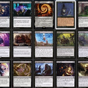 Tergrid, God of Fright MTG EDH Commander Deck - Mono Black Hate! - Etsy