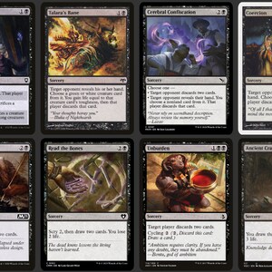 Tergrid, God of Fright MTG EDH Commander Deck Mono Black Hate 0716 - Etsy