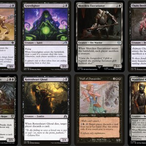 Tergrid, God of Fright MTG EDH Commander Deck Mono Black Hate 0716 - Etsy