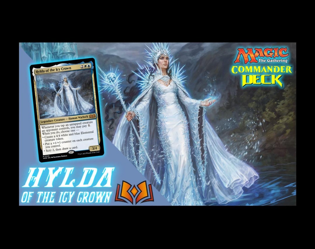 Hylda of the Icy Crown MTG EDH Commander Deck! - Etsy