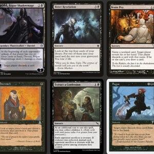Tergrid, God of Fright MTG EDH Commander Deck Mono Black Hate 0716 - Etsy
