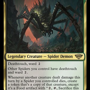 EDH Commander Deck Shelob Child of Ungoliant MTG Tribal - Etsy