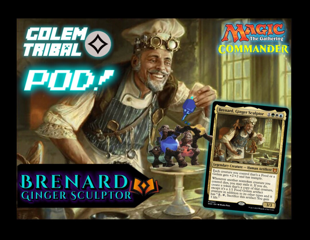 Brenard, Ginger Sculptor MTG EDH Commander Deck Golem Tribal - Etsy