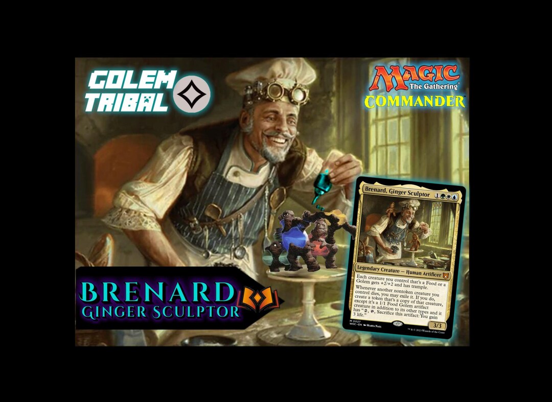 Brenard, Ginger Sculptor MTG EDH Commander Deck! Golem Tribal - Etsy