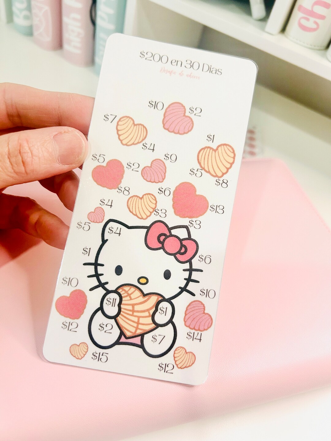 Hello Kitty Pan Dulce Savings Challenge Bundle A6 Savings Challenge ...