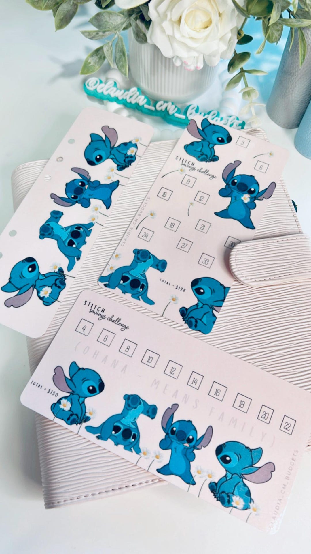 Savings Challenge Bundle: Stitch Bookmark Included - Etsy