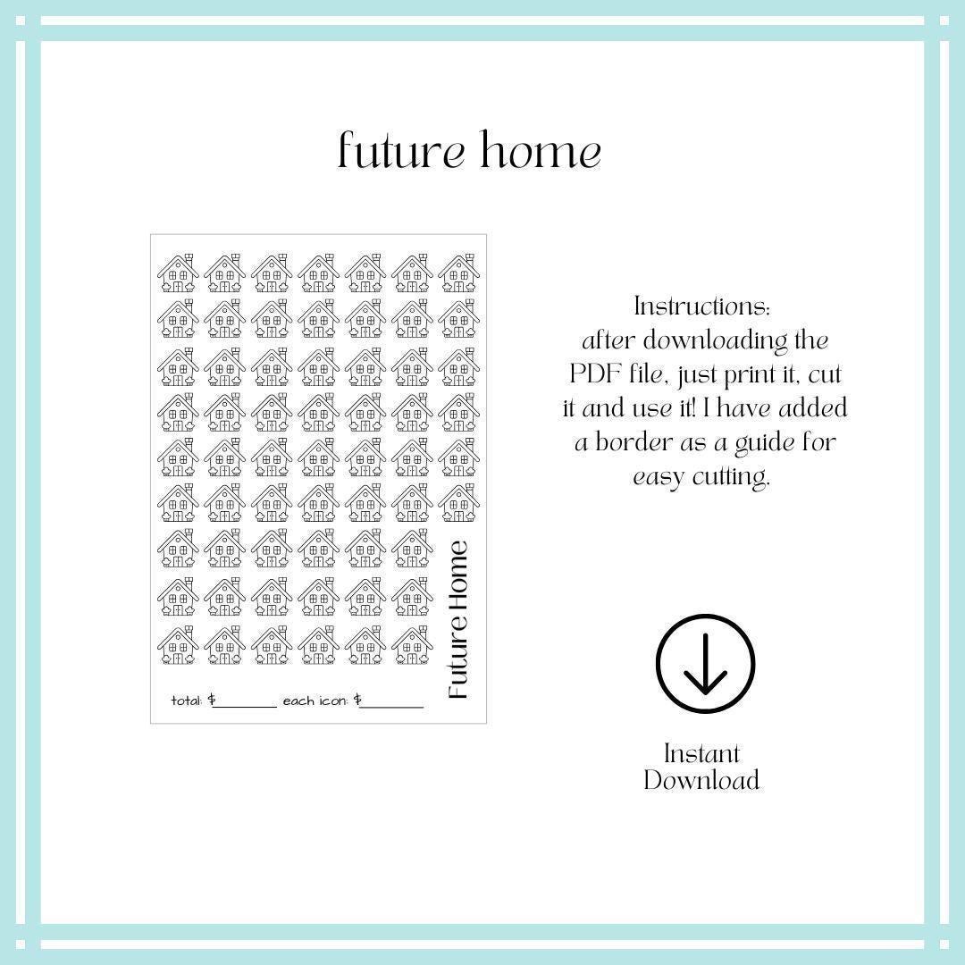 DIGITAL FILE - Future Home | Printable PDF | Budgeting Tools - Etsy