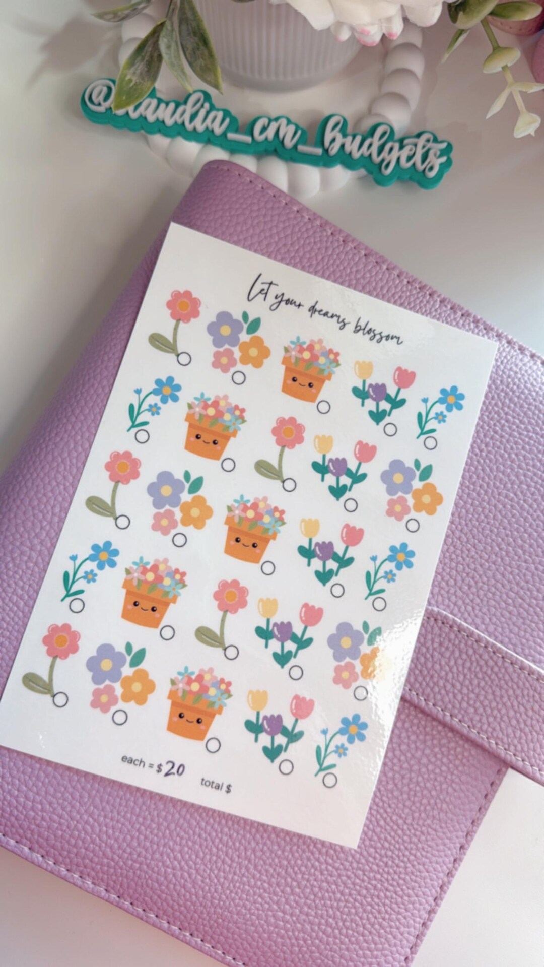 Blooming A5 Savings Challenges | Budgeting | Cash Envelopes | Cash ...