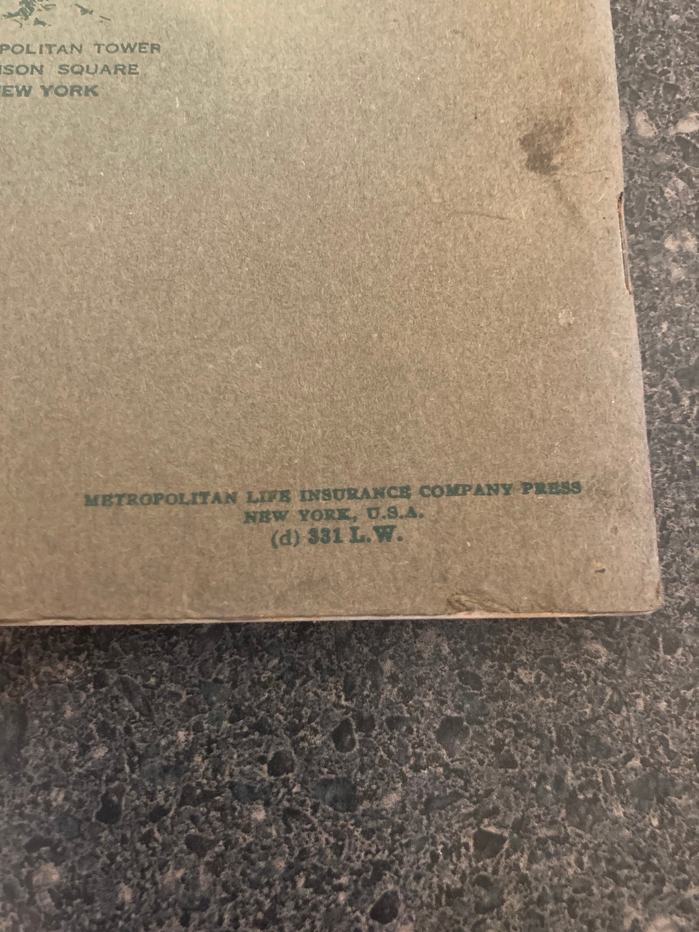 1920s the Metropolitan Cook Book Vintage Ephemera Met Life - Etsy