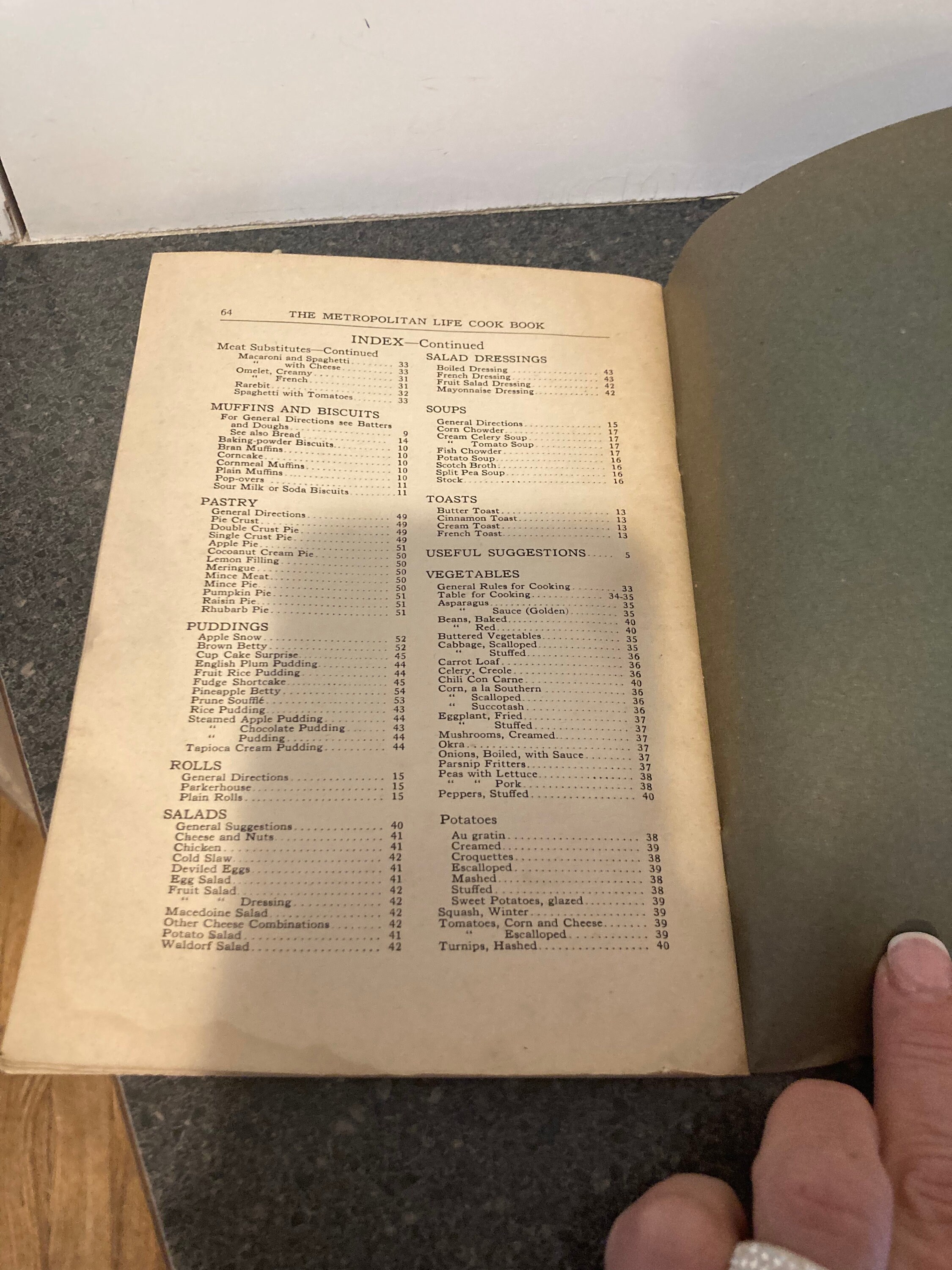 1920s the Metropolitan Cook Book Vintage Ephemera Met Life - Etsy