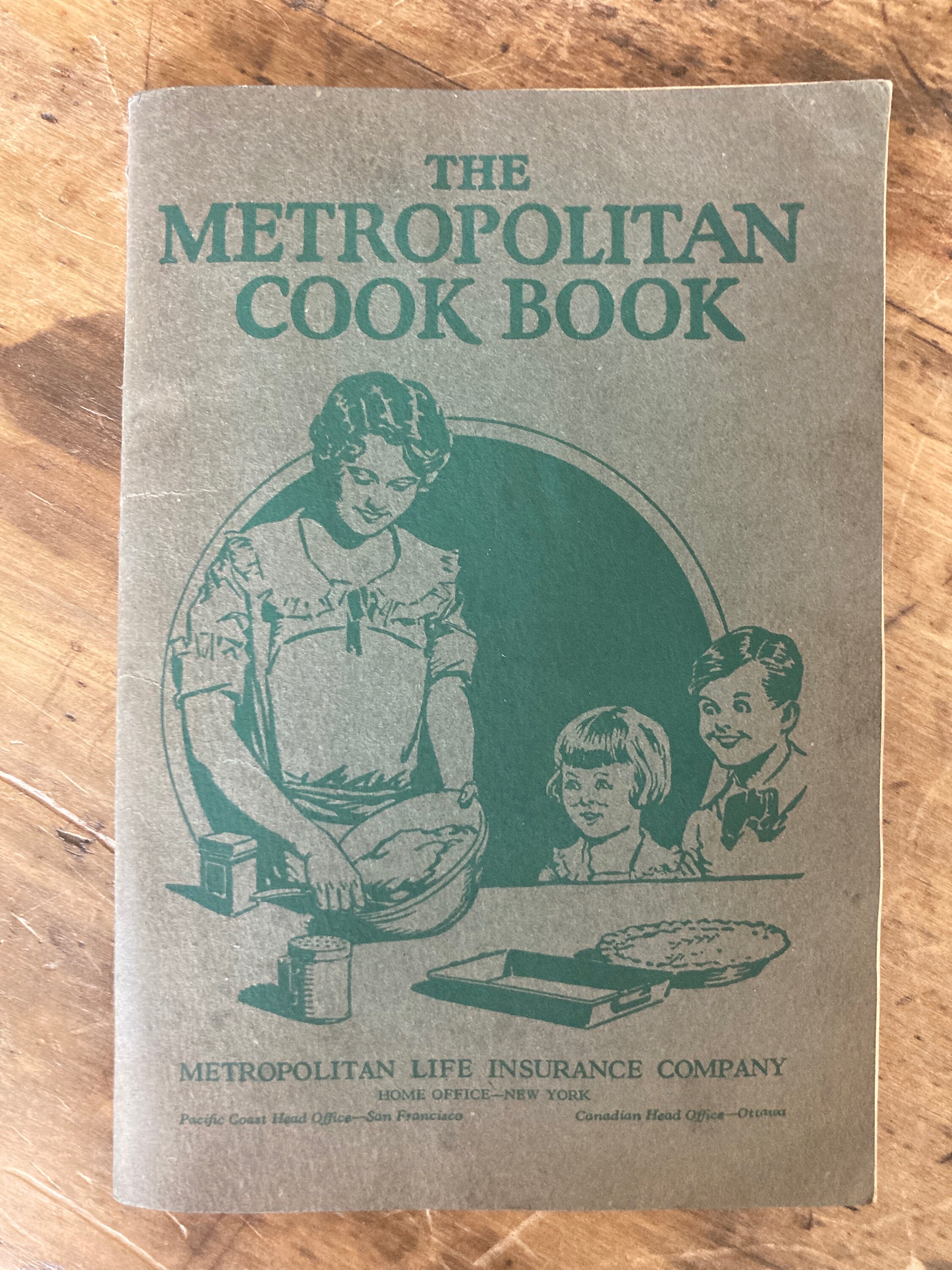 1920s the Metropolitan Cook Book Vintage Ephemera Met Life - Etsy