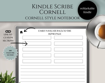 Digital Cornell Notebook for E-ink Tablets Like Remarkable 2 ...