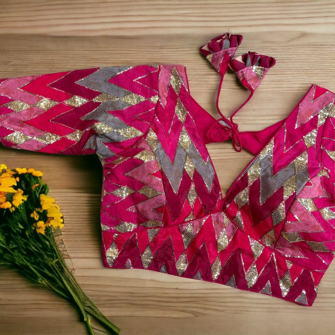 Stitched Blouse, Indian Wedding Blouse, Saree Blouse, Crop Top Choli ...