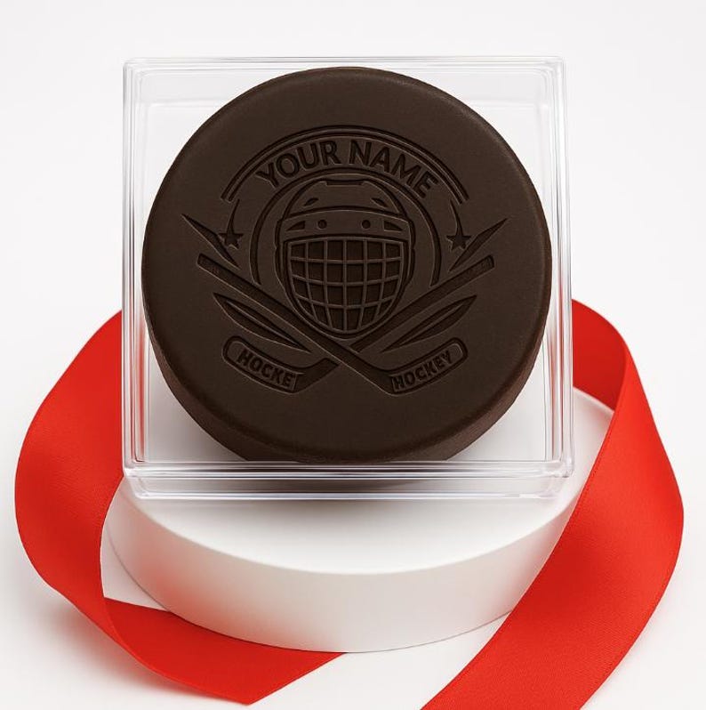Custom Engraved Hockey Puck – Personalized Ice Hockey Gift for Players ...