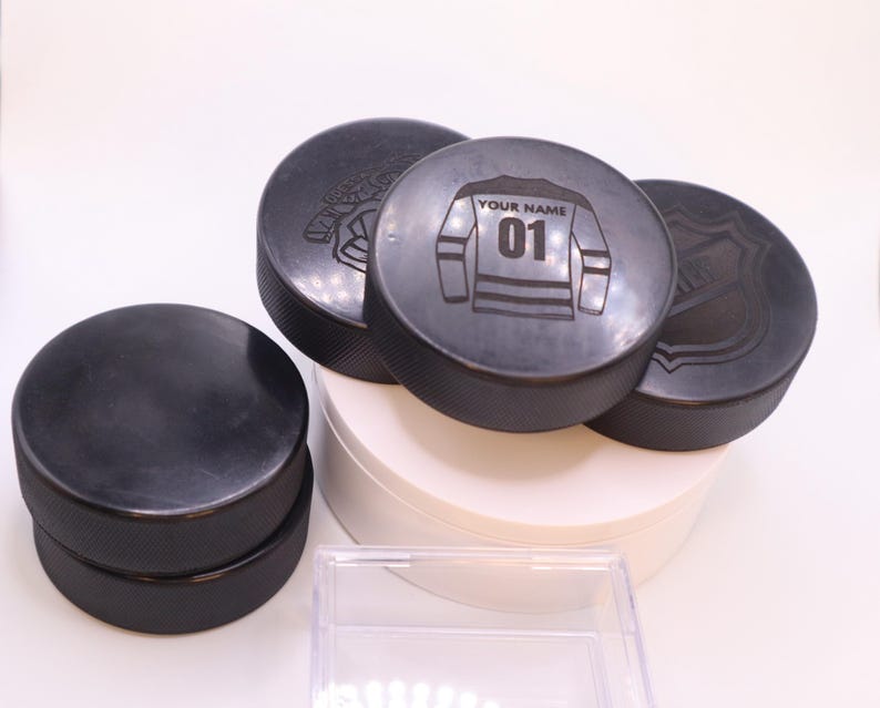 Custom Engraved Hockey Puck – Personalized Ice Hockey Gift for Players ...