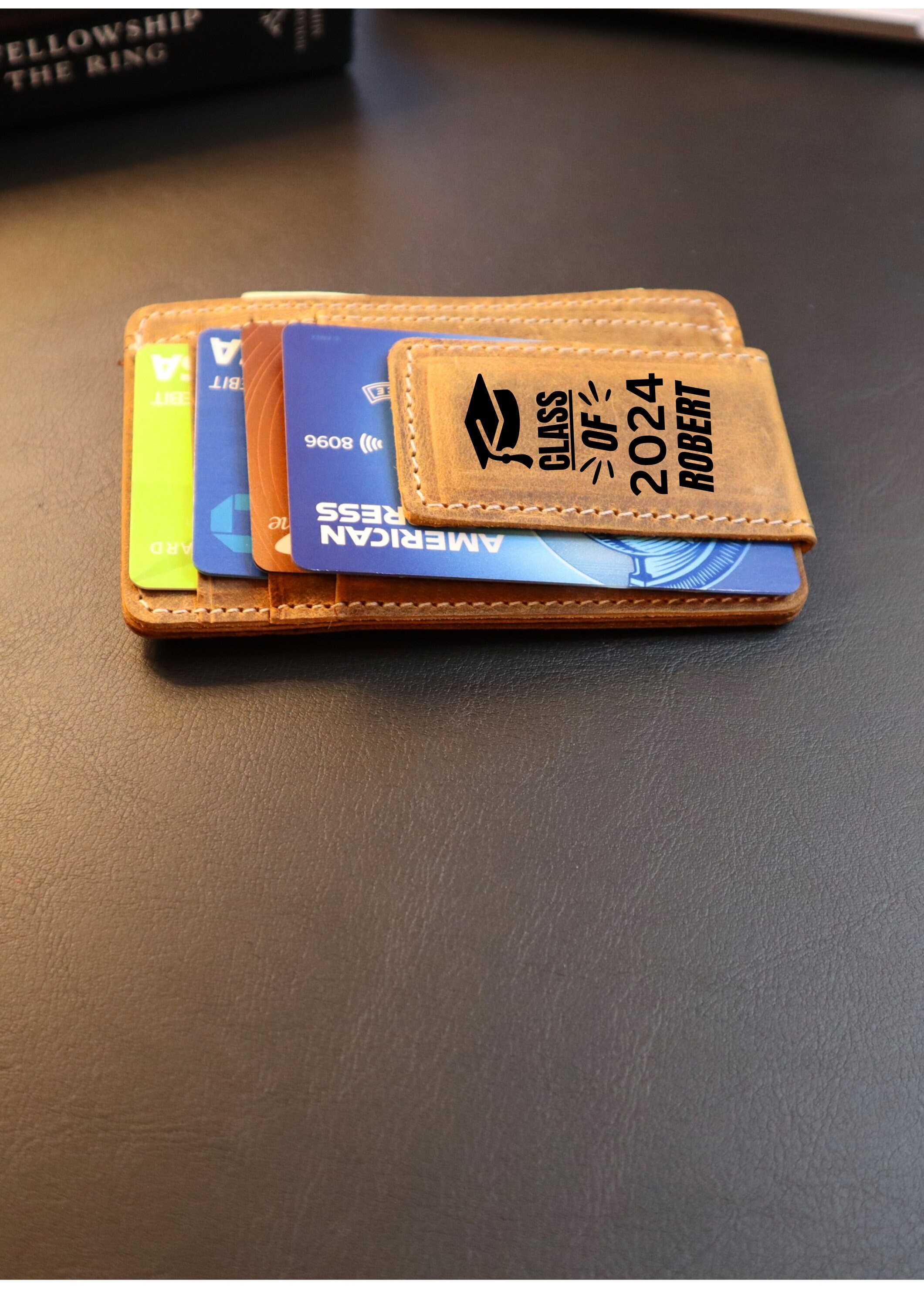 Personalized Graduation Gift Magnetic Leather Money Clip, Graduation ...