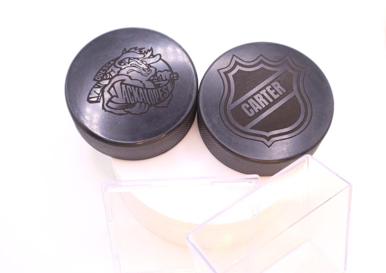 Custom Engraved Hockey Puck – Personalized Ice Hockey Gift for Players ...