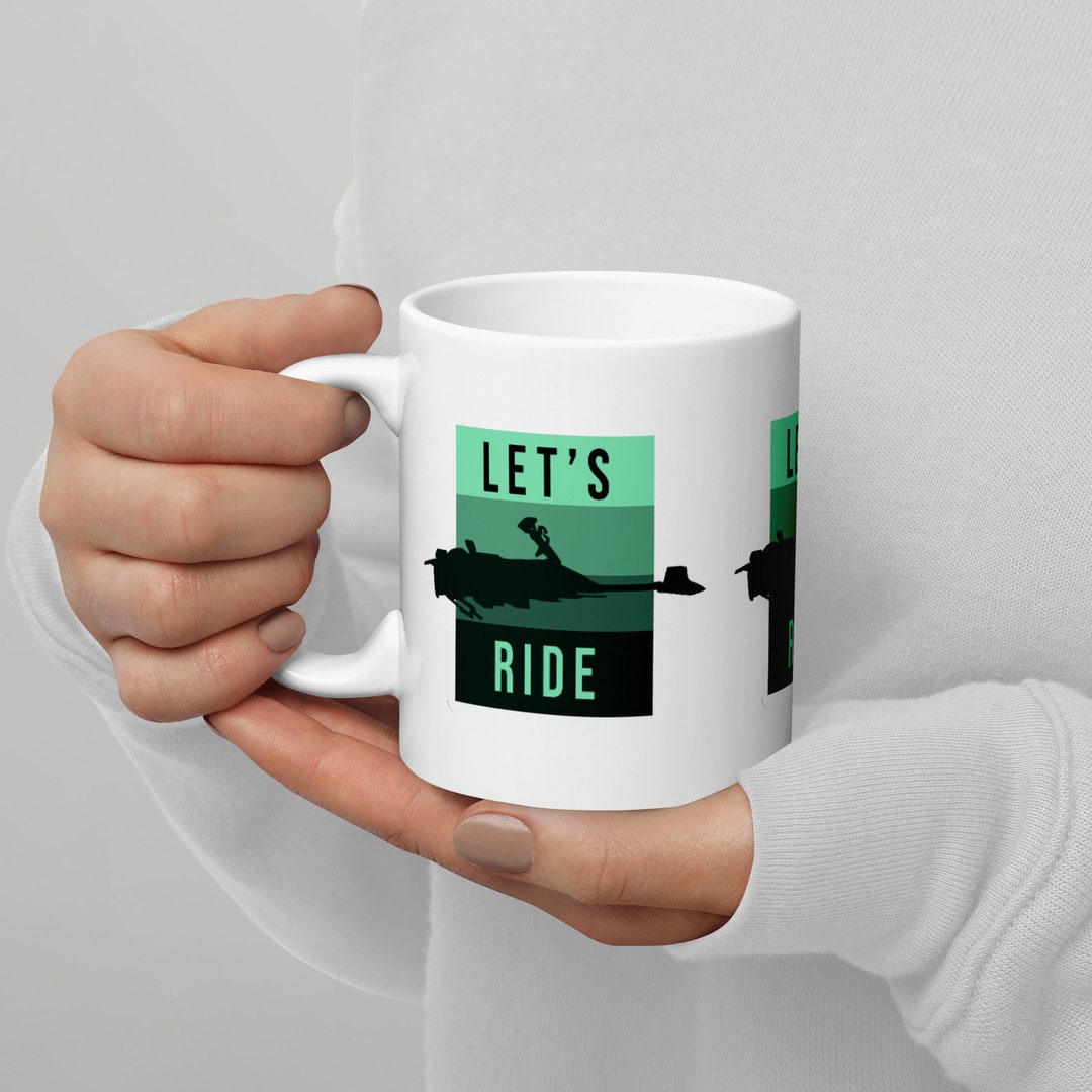 Speeder Bike "let's Ride" Parody Sticker Mug - Etsy