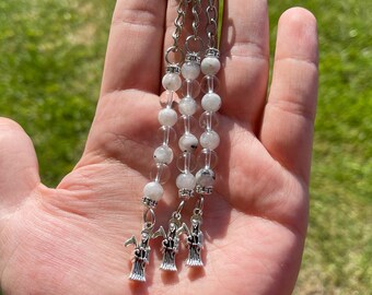 Santa Muerte Keychain - Etsy