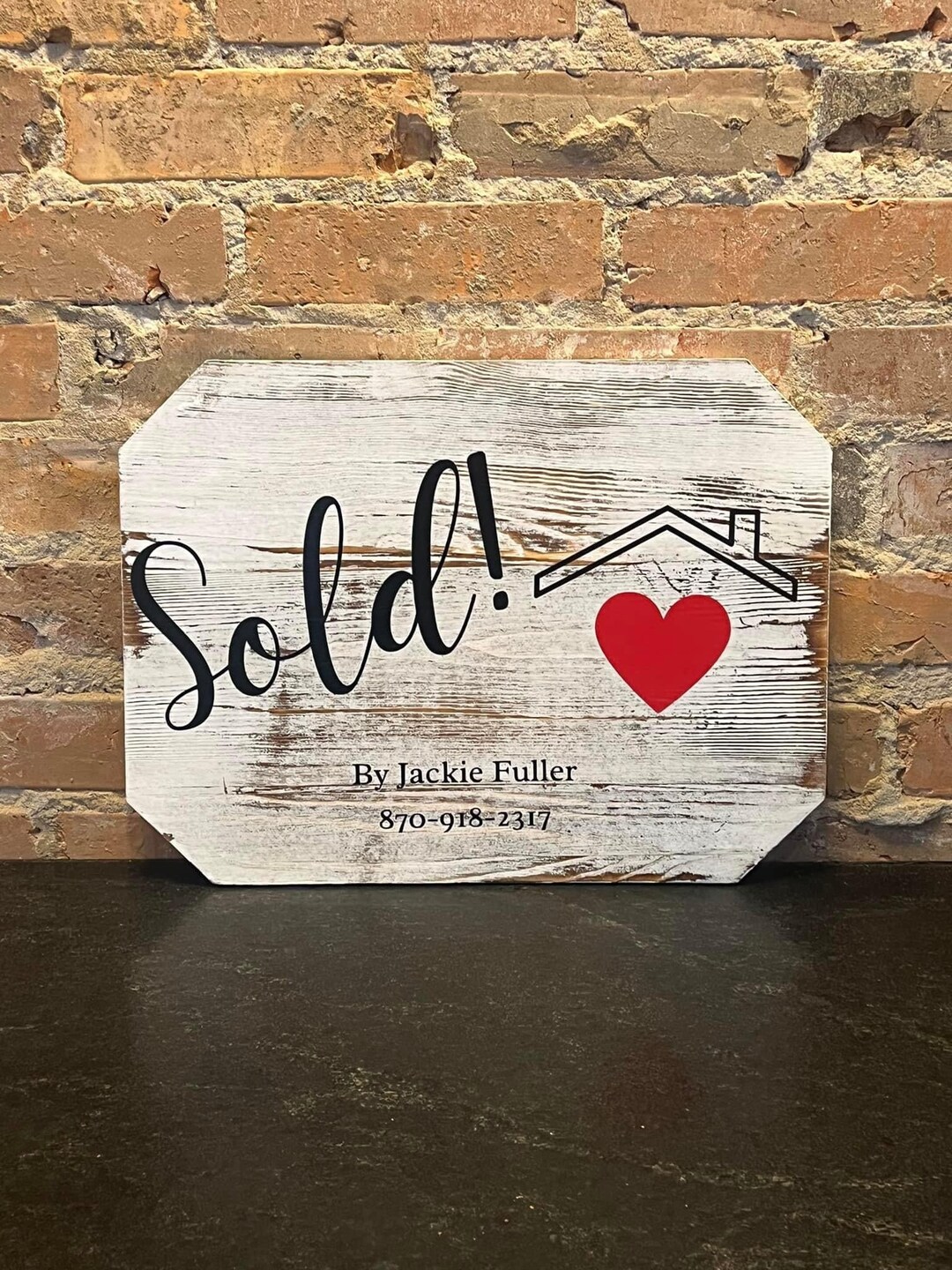 Realtor Sold Sign, Doubles as Bought Sign, Personalized Sold/bought ...