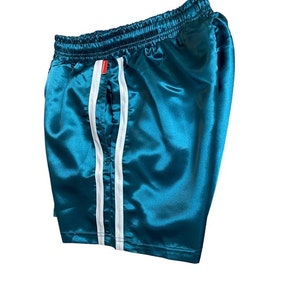 Sport Sprinter Shorts Retro Shorts Shiny Satin - Etsy