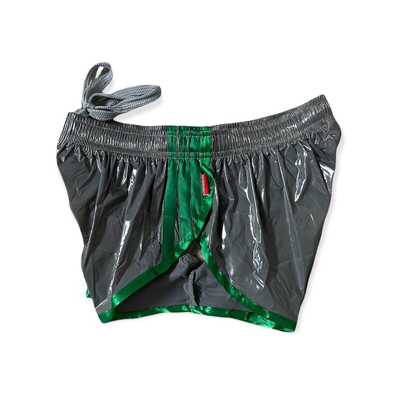 PU Nylon High Cut Sport Sprinter Shorts Made of PU Gloss Nylon - Etsy