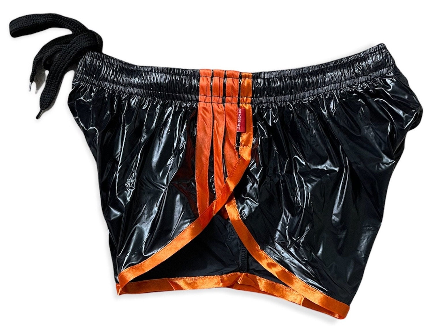 PU Nylon High Cut Sport Sprinter Shorts Made of PU Gloss Nylon - Etsy