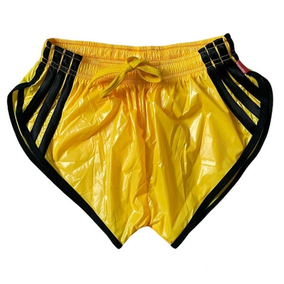 PU nylon high cut sport Sprinter Shorts made of PU gloss nylon - Etsy.de