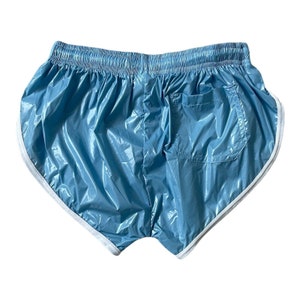 PU Nylon High Cut Sport Sprinter Shorts Made of PU Gloss Nylon - Etsy