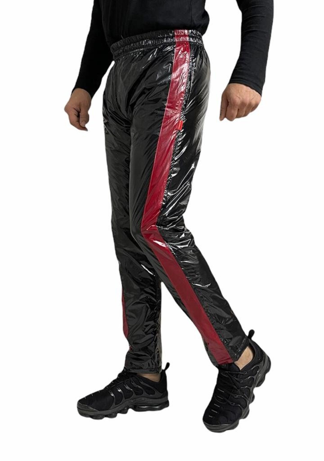 PU Nylon Sports Jogging Pants Made of PU Gloss Nylon - Etsy UK