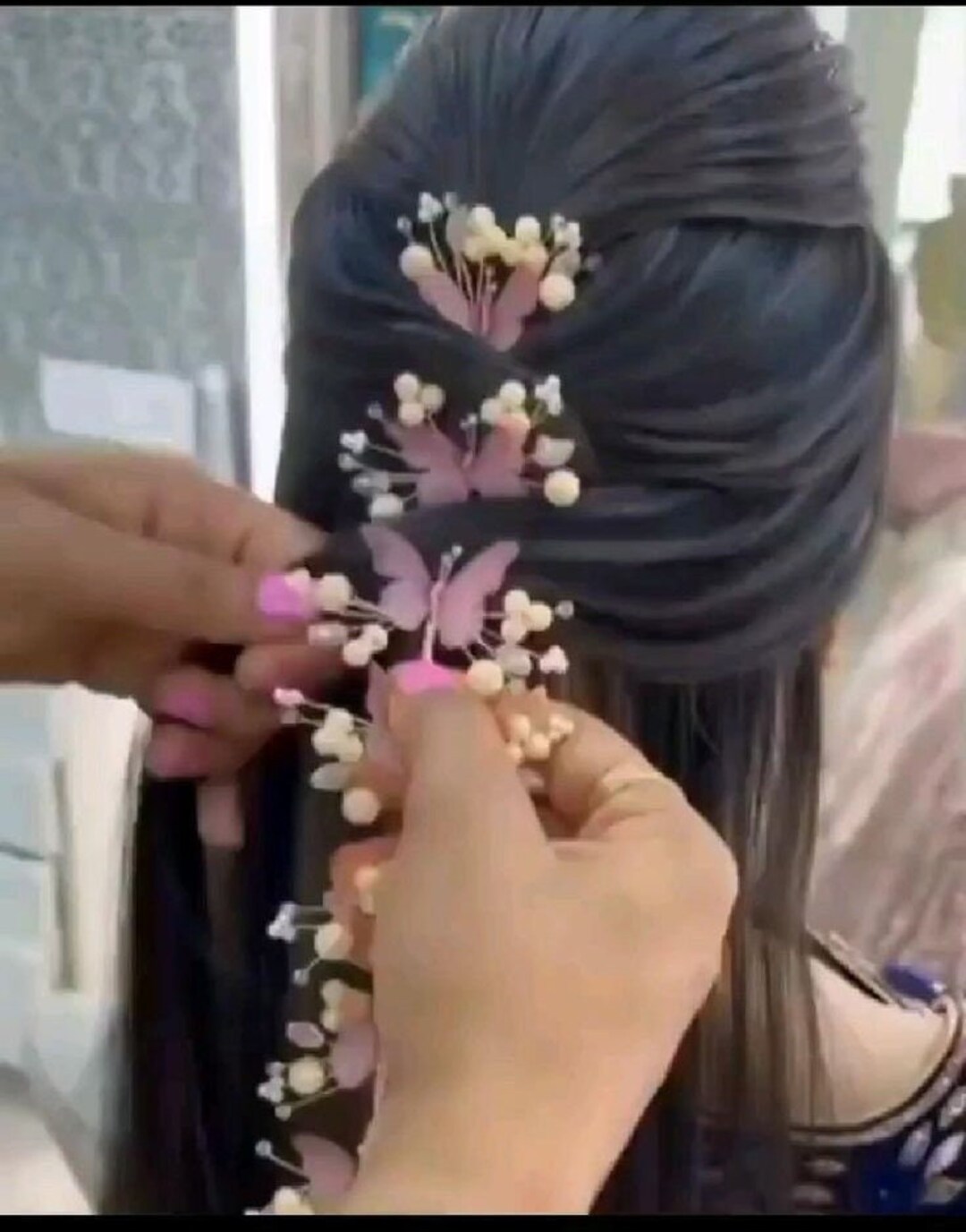 WEDDING HAIR ACCESSORY, Elegant Bridal Hair, Hair Accessory, Long Hair ...