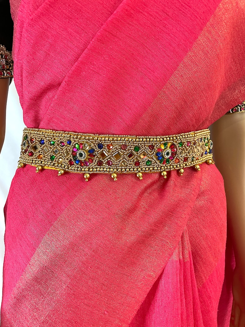 SAREE BELT Adults/waist Belt/ Hip Belts/maggam Work Belt/embroidered ...