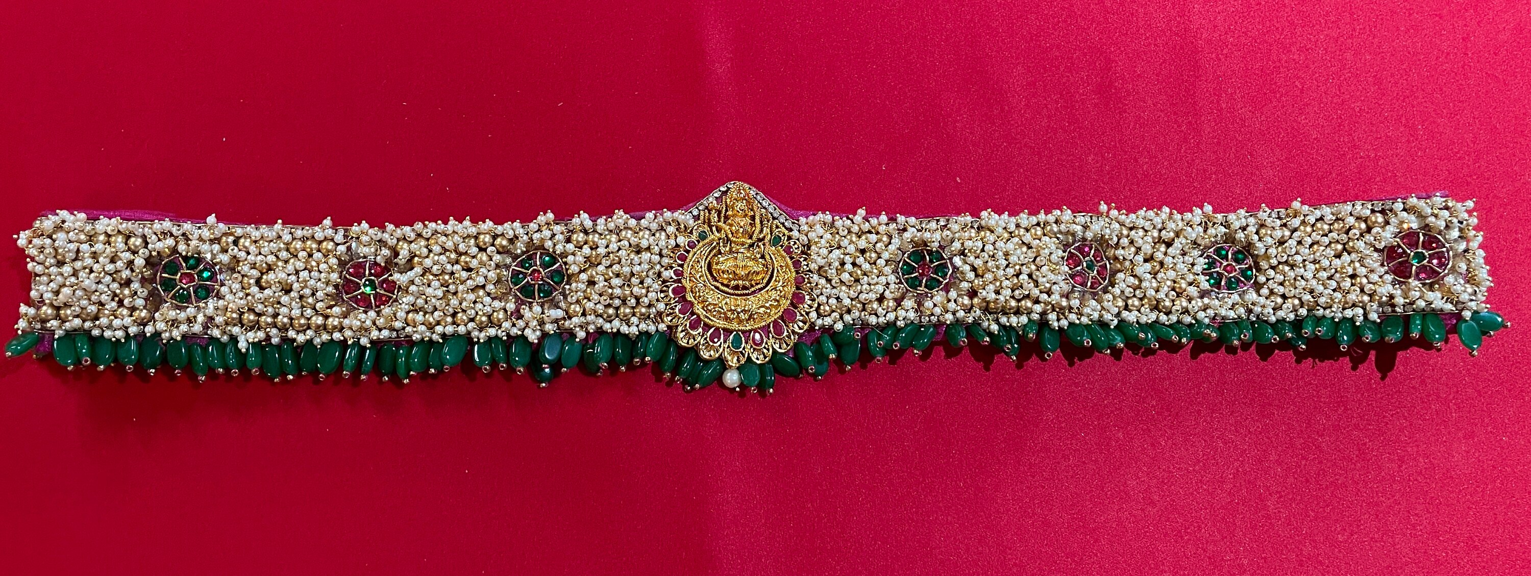 SAREE BELT- Adult Size Lehanga Belt- Kamarbandh- Vadannam- Hip Belt ...