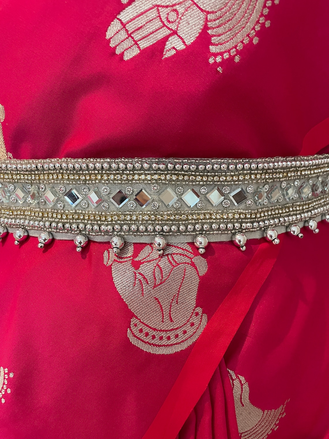 SAREE BELT- LEHENGA Belt - Adults Size -waist Belt - Kamarbandh ...