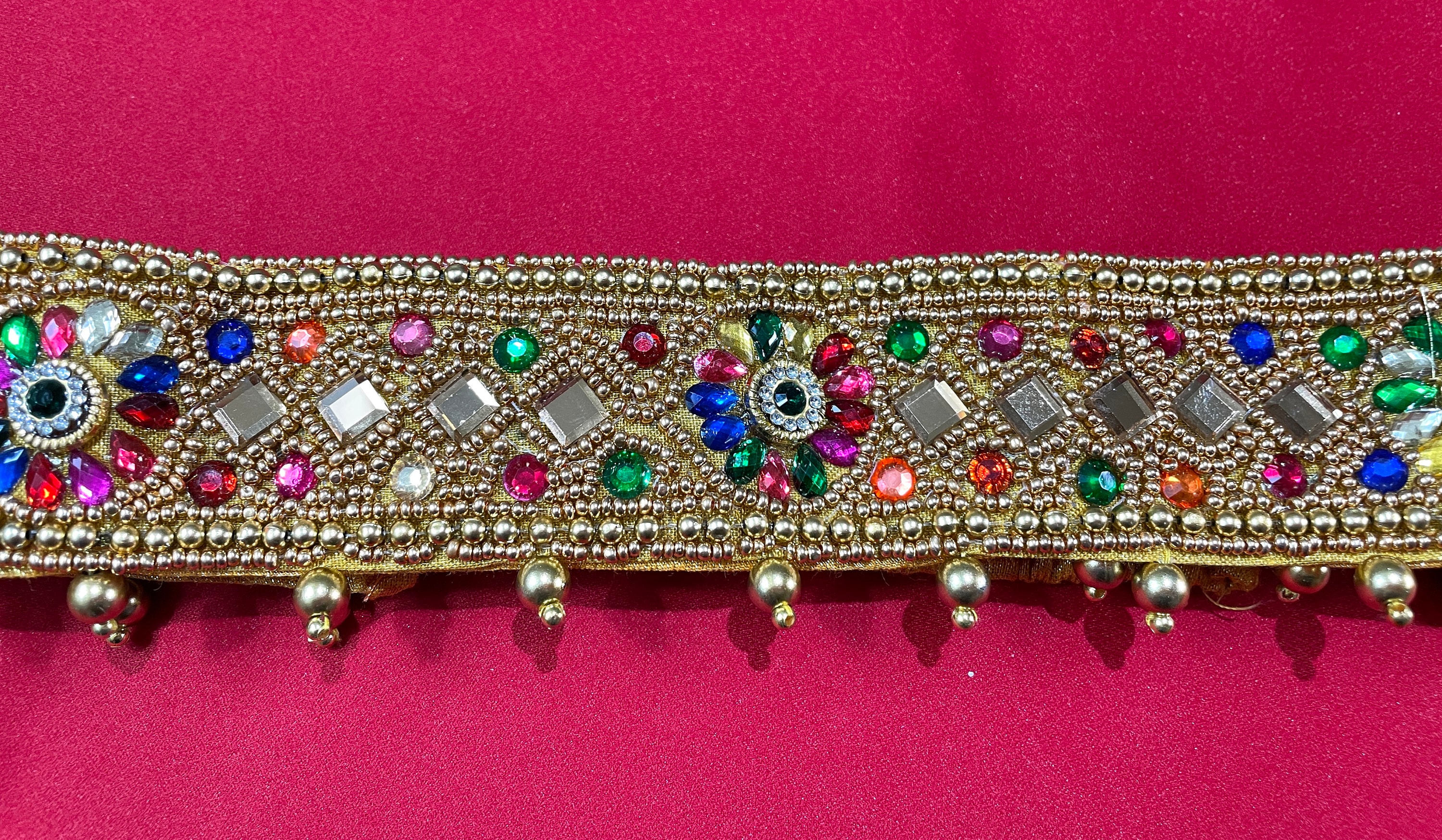 SAREE BELT Adults/waist Belt/ Hip Belts/maggam Work Belt/embroidered ...