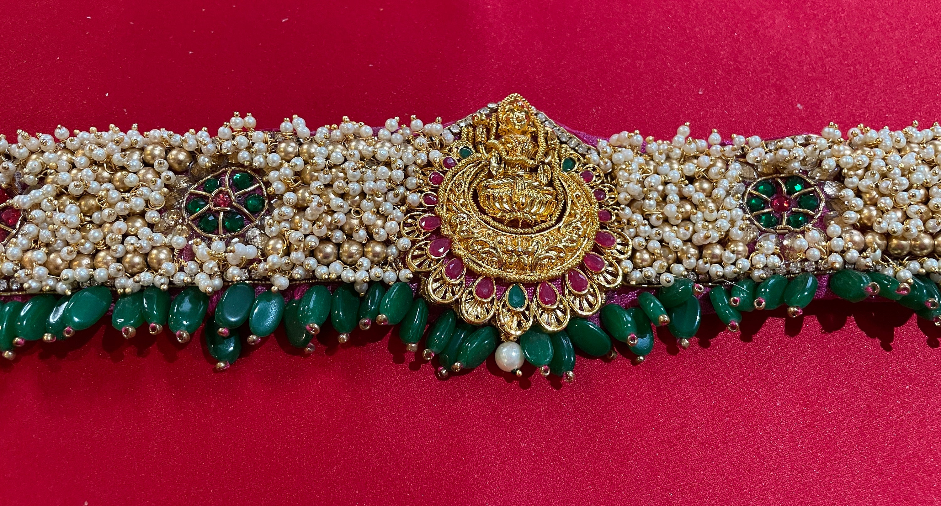 SAREE BELT- Adult Size Lehanga Belt- Kamarbandh- Vadannam- Hip Belt ...